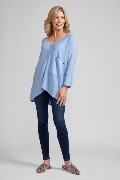 MARA | Women's Sweater with Pocket – Caldwell Collection