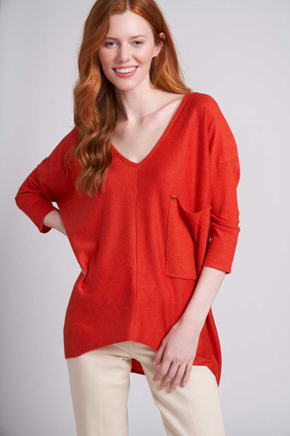 MARA | Women's Sweater with Pocket – Caldwell Collection